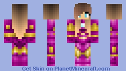 IRON GIRL Minecraft Skin