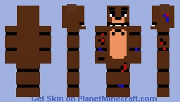 Freddy FazBear From FNAF 2 Minecraft Skin