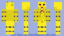 SpringTrap From FredBear's Family Dinner Minecraft Skin