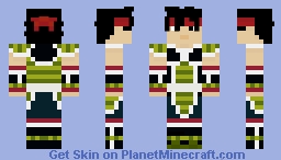 Bardock (Fan Armor) Minecraft Skin