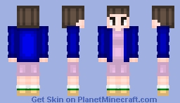 Eleven (Stranger Things) (´• ω •`)ﾉ死 Minecraft Skin