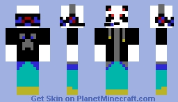 Panda Gamer 1.0 Minecraft Skin