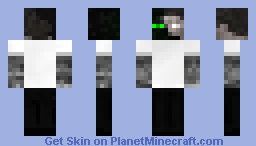 EnderSteve Gray Minecraft Skin