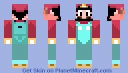 Mario's appearance from Super Mario World as a Skin Minecraft Skin