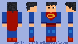 Superman Minecraft Skin