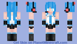 Hatsune Miku-Vocaloid Minecraft Skin