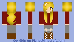 Cute Fall Girl! Minecraft Skin