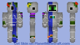 Broken Robot Minecraft Skin