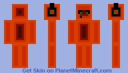 fire slime Minecraft Skin