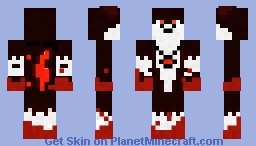 Red magic wolf Minecraft Skin