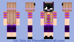 A Halloween Cat Mask -mintwhisker- Minecraft Skin
