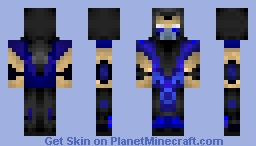sub zero Minecraft Skin