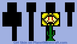 Flowey (2D) Minecraft Skin