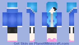 Female Sans (Undertale) Minecraft Skin