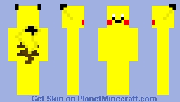 Pikachu Minecraft Skin