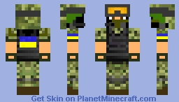 Solder (Ukrainian) Minecraft Skin