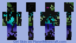ENDER ZOMBIE Minecraft Skin