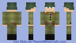 Red Army Soldier Combat, 1939 Minecraft Skin