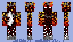 Fire Demon Minecraft Skin