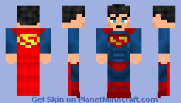 Superman (Kal-El) (Clark Kent) Minecraft Skin