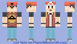 Pokemon Skin Pack - 1. Red Minecraft Skin