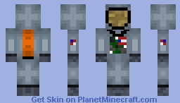 american spaceman Minecraft Skin