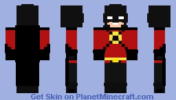 Red robin (Tim) (Dc) Minecraft Skin