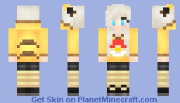 Pikachu Girl: Remodeled Minecraft Skin