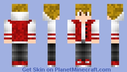 College Jacket (Red) Minecraft Skin