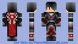 Crimson Knight Minecraft Skin