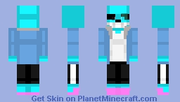 Diamond Sans Minecraft Skin