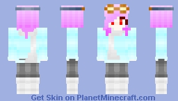 Blue Soul Goggles Minecraft Skin