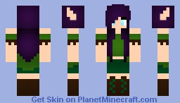 Forest Elf Minecraft Skin