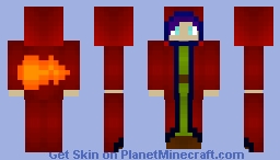Fire Wizard (Magic Skin Contest) Minecraft Skin