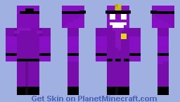 Purple Guy (8-Bit) Minecraft Skin