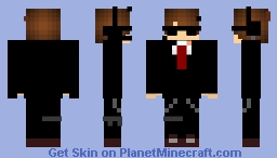 Super Secret Spy Minecraft Skin