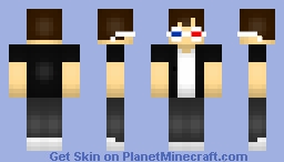 3D Glasses Minecraft Skin