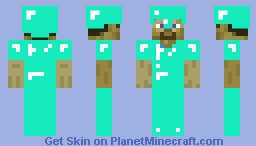 Diamond Steve Minecraft Skin