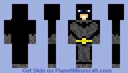 Batman+cape Minecraft Skin