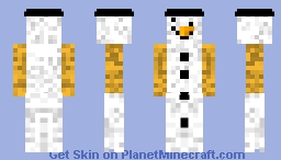 Snow Man Minecraft Skin