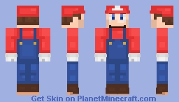 Mario Minecraft Skin