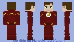 The Flash without mask (CW The Flash) 2016 Minecraft Skin