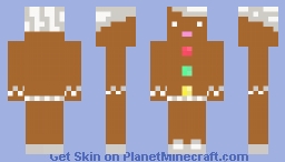 𝒜𝓋𝒶 Gingerbread Man Minecraft Skin
