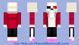 Insane Sans -Undertale Minecraft Skin