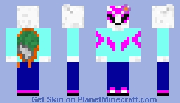 Pink Wolf Minecraft Skin