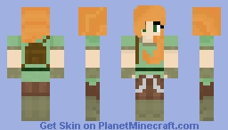 Default skin alex Minecraft Skin