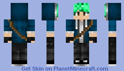 boy green adventure Minecraft Skin