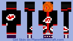 Tobi or Obito of the Akatsuki Minecraft Skin