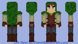 Green Hooded Ranger - Hyken Minecraft Skin
