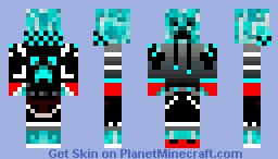 Diamond Creeper Minecraft Skin
